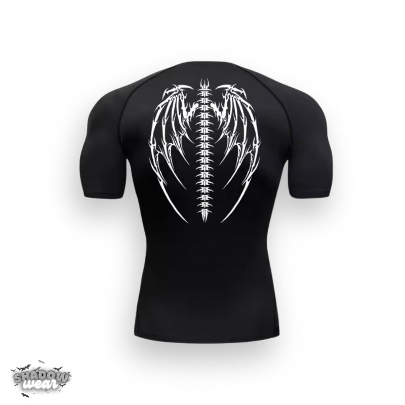 ShadowWear™ Skeleton Wings Compression Shirt – Shadow Wear
